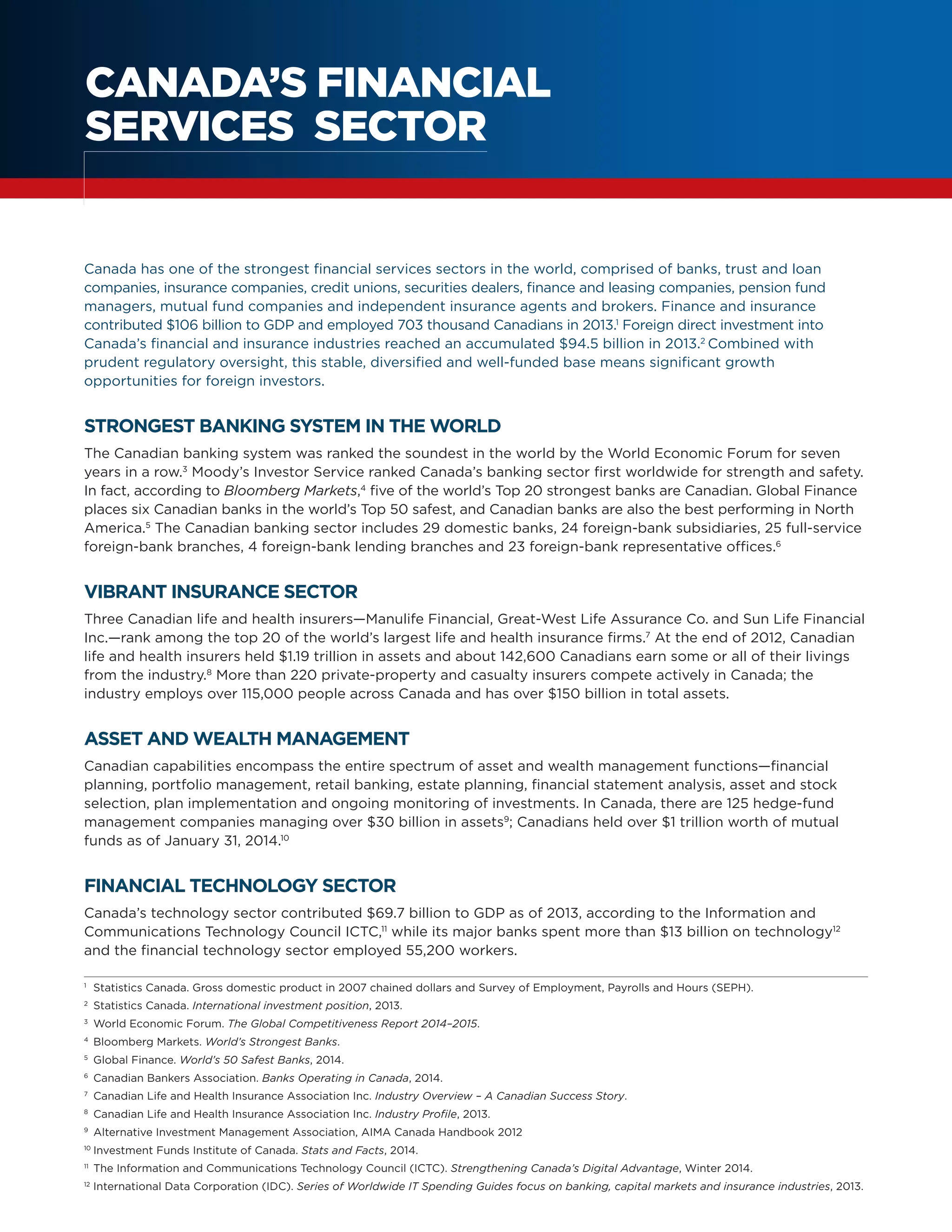 Financial services Canada | PDF