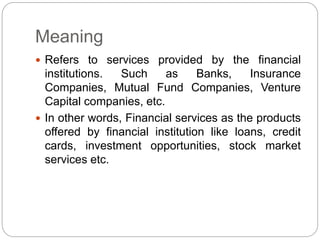 Financial services | PPTX