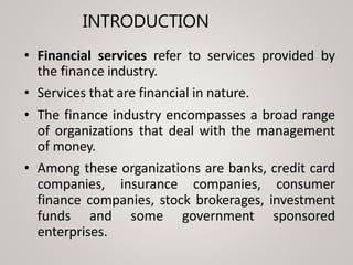 Unit 5- Financial Services | PPT