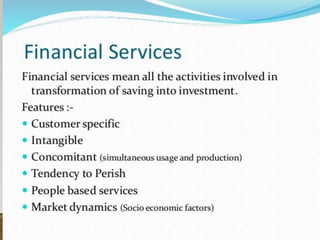 Unit 5- Financial Services | PPTX