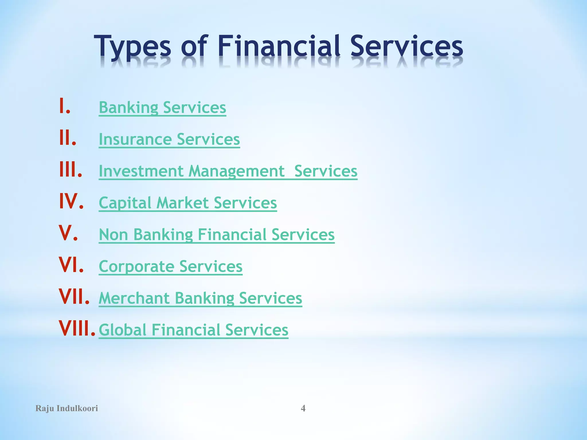 Financial services | PPT