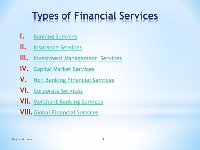 Financial services | PPT | Mutual Funds | Personal Investing