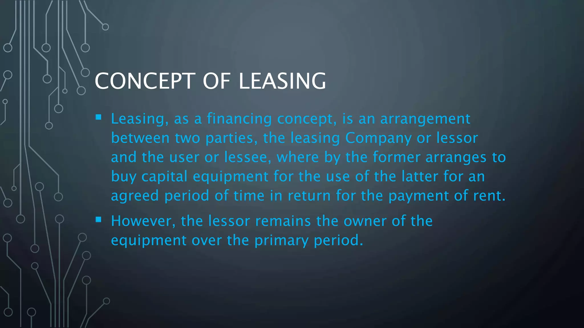 Financial services ( Lease Financing) | PPTX