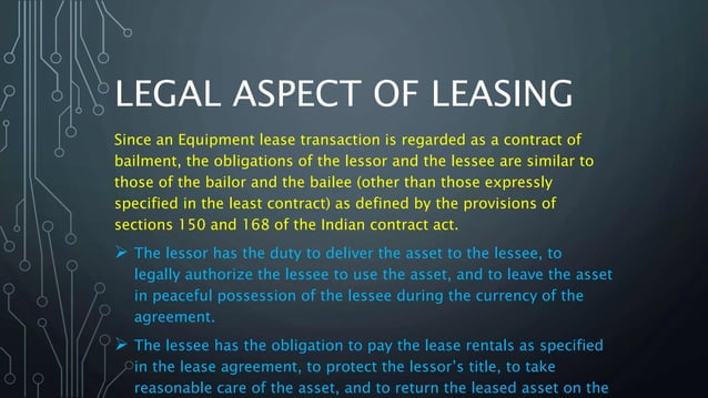 Financial services ( Lease Financing) | PPTX | Personal Taxes ...