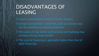 Financial services ( Lease Financing) | PPTX