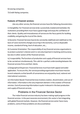 Financial services introduction | DOCX