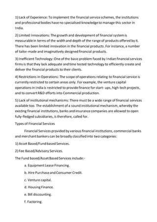 Financial services introduction | DOCX