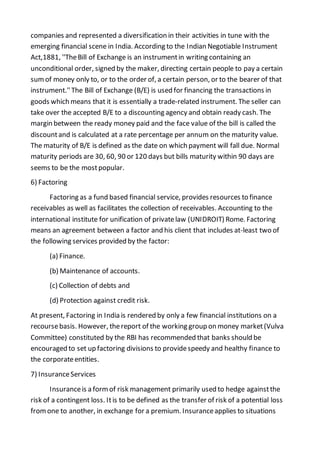 Financial services introduction | DOCX