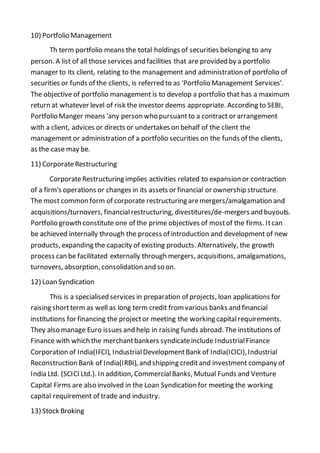 Financial services introduction | DOCX