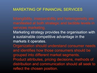 Financial services marketing | PPT