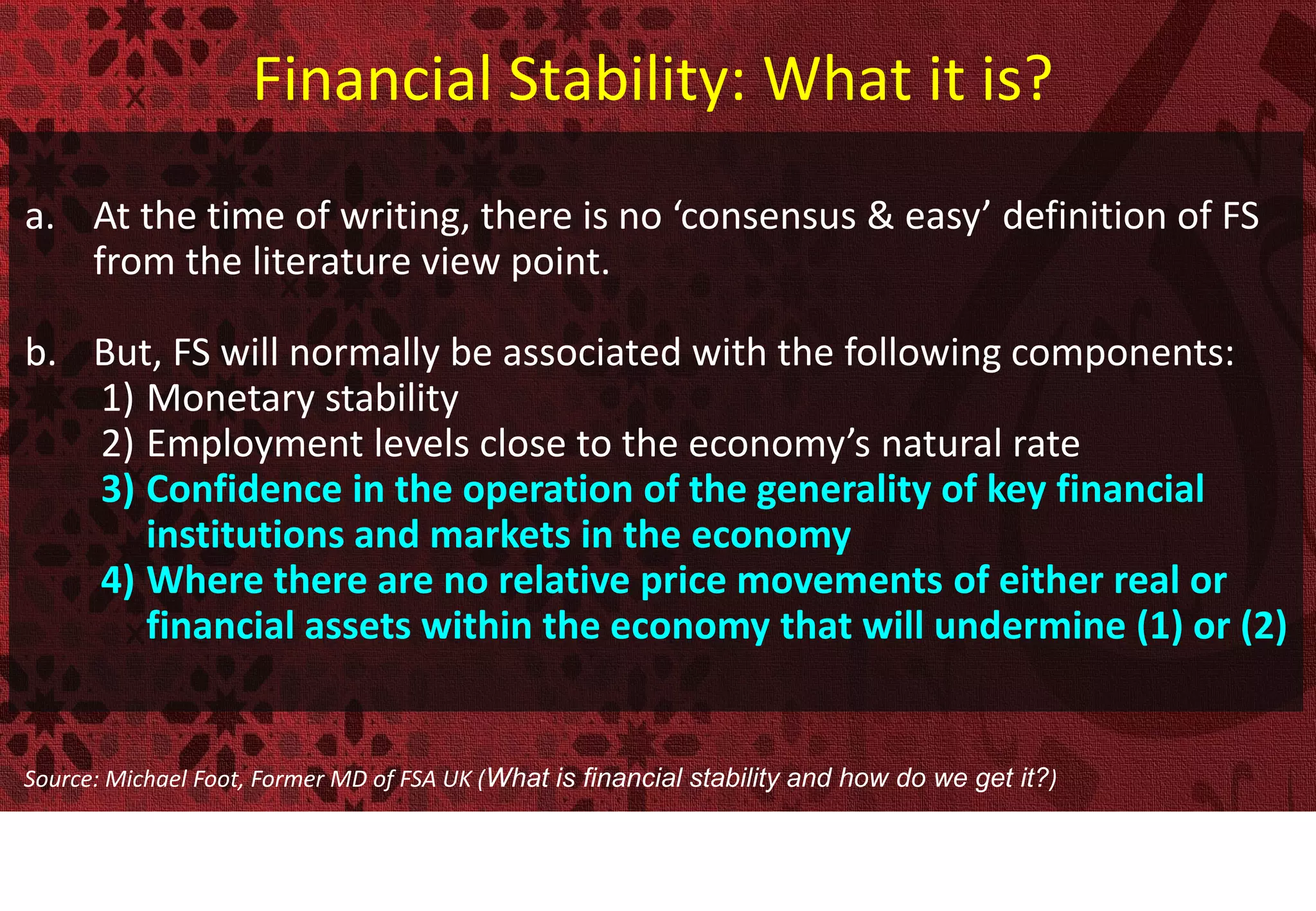Financial stability, structure and credit enhancement mr. noranuar | PDF