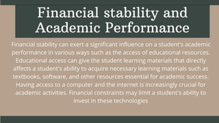 FINANCIAL STABILITY TOPIC for research intervention seminar | PPTX