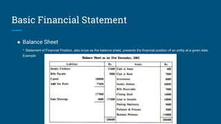 Accounting: Financial statement | PPTX