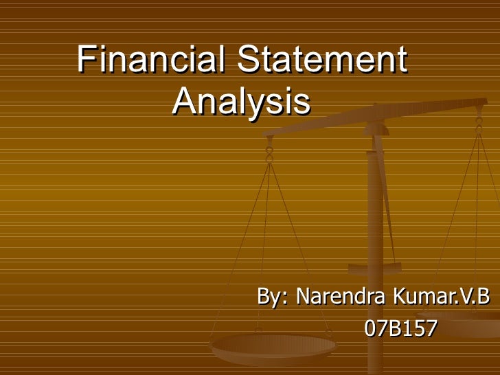Financial Statement Analysis financial-statement-analysis