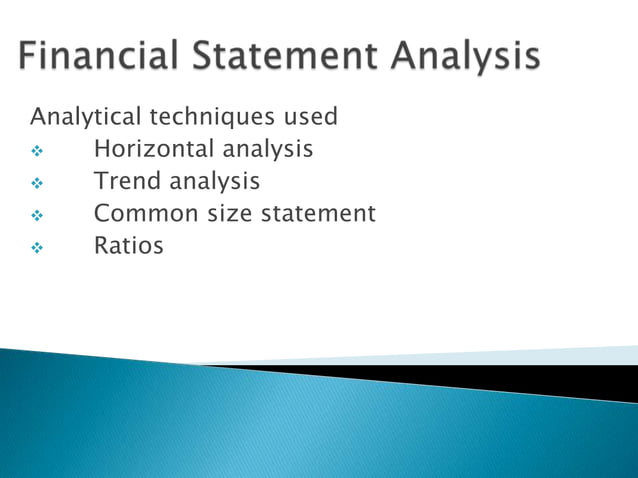Financial statement analysis | PPT