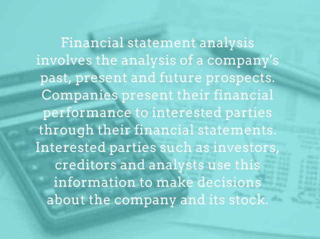 Financial statement analysis - CFA Level 1 - Financial Reporting & Analysis | PDF | Stocks and ...