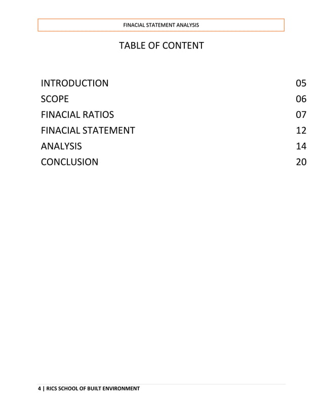 Financial statement analysis | PDF