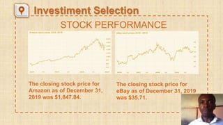 Financial statement analysis of Amazon and eBay | PPTX