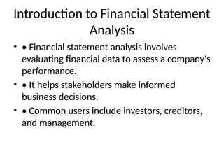 Financial_Statement_Analysis and its impact on company's efficiency.pptx