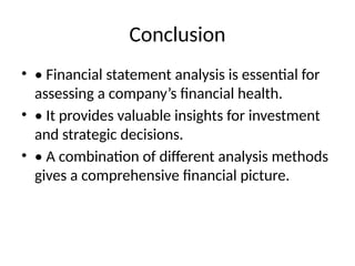 Financial_Statement_Analysis and its impact on company's efficiency.pptx
