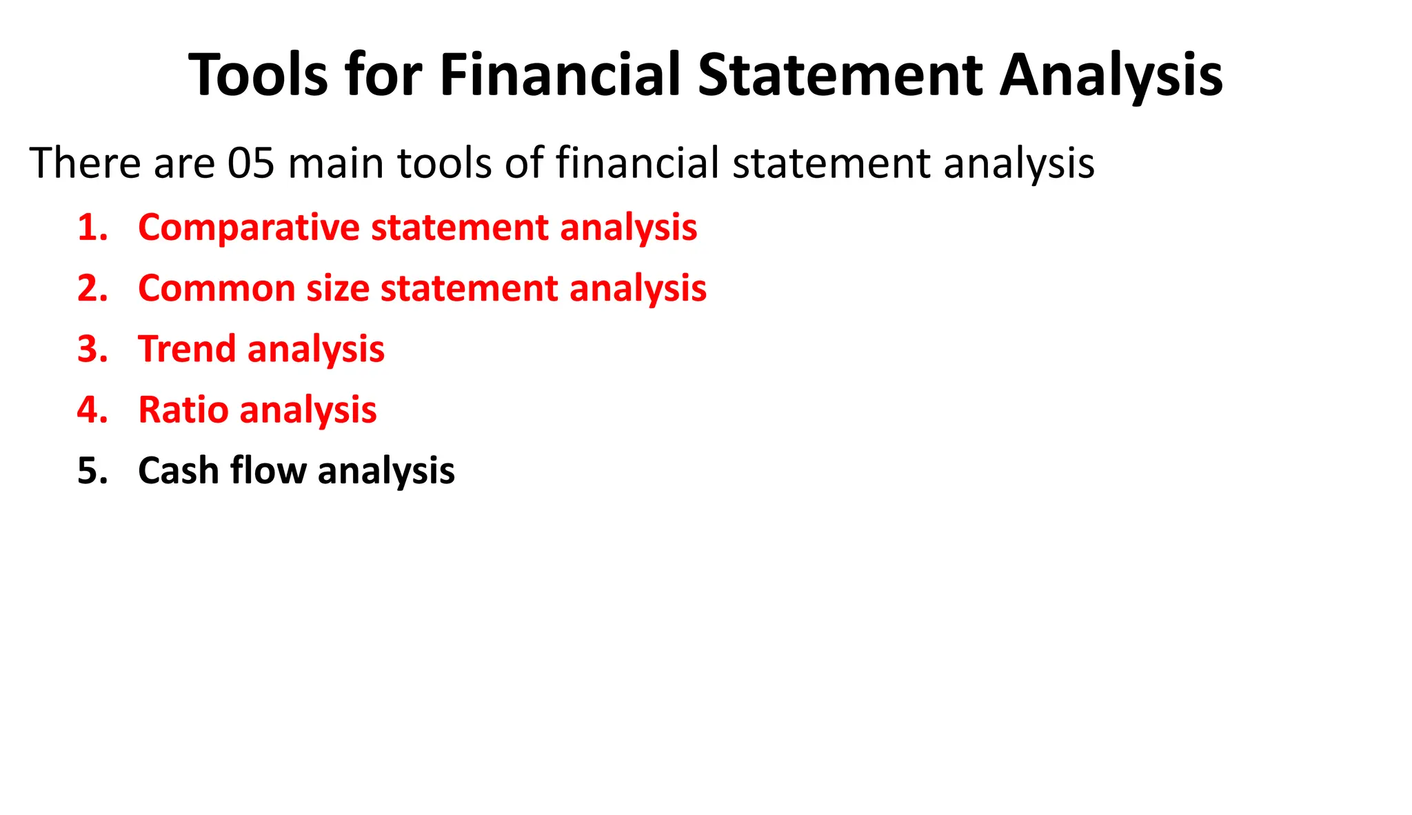 Financial Statement Analysis presentation | PPTX