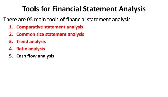 Financial Statement Analysis presentation | PPT