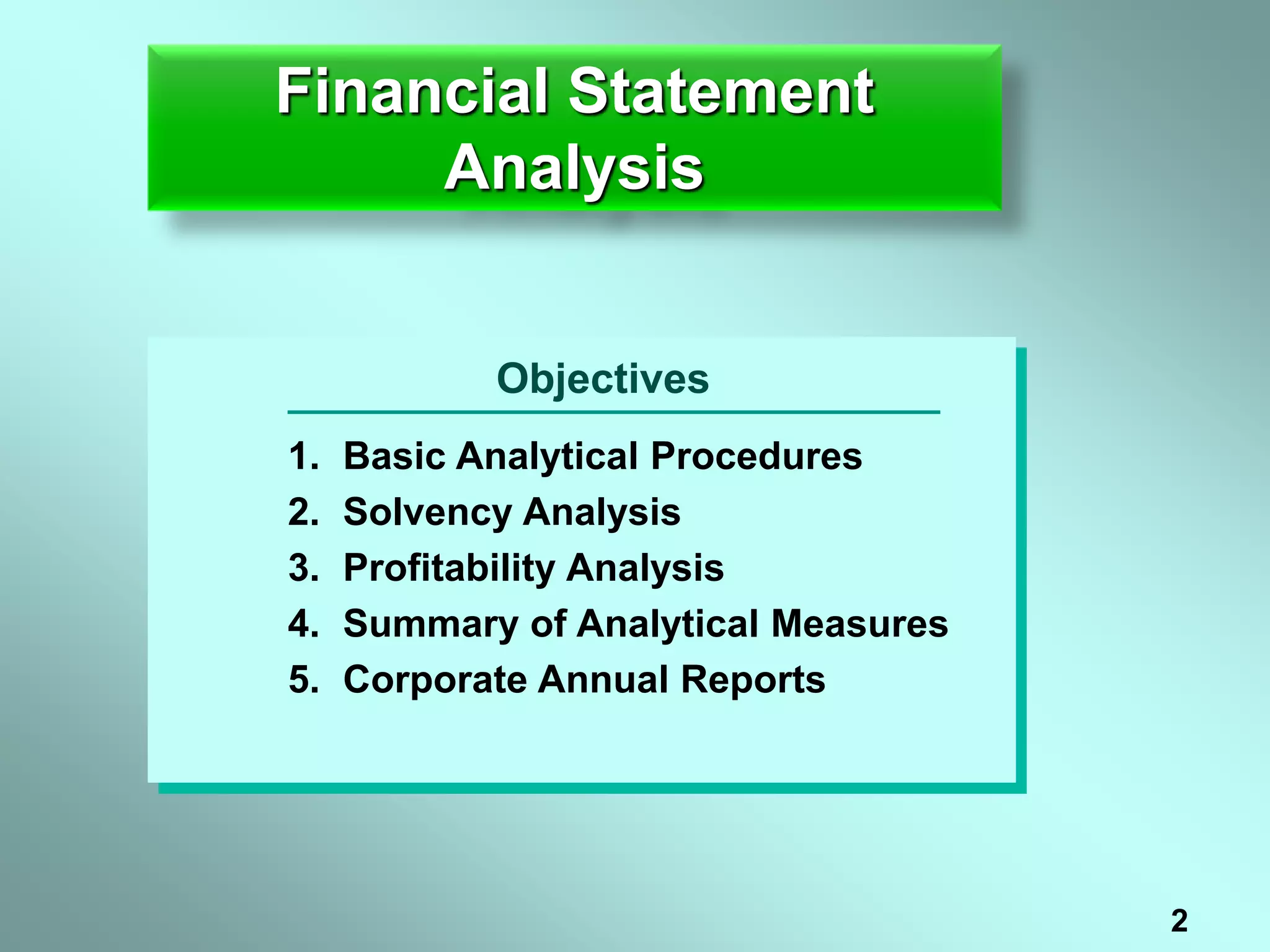 Financial Statement Analysis_01.ppt | Business Accounting & Finance | Business