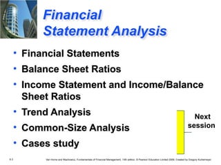 Financial Statement : Financial Ratio Analysis | PPTX