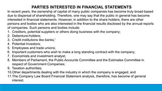 FINANCIAL STATEMENT ANALYSIS - BASICS OF BALANCE SHEET AND PROFIT AND ...