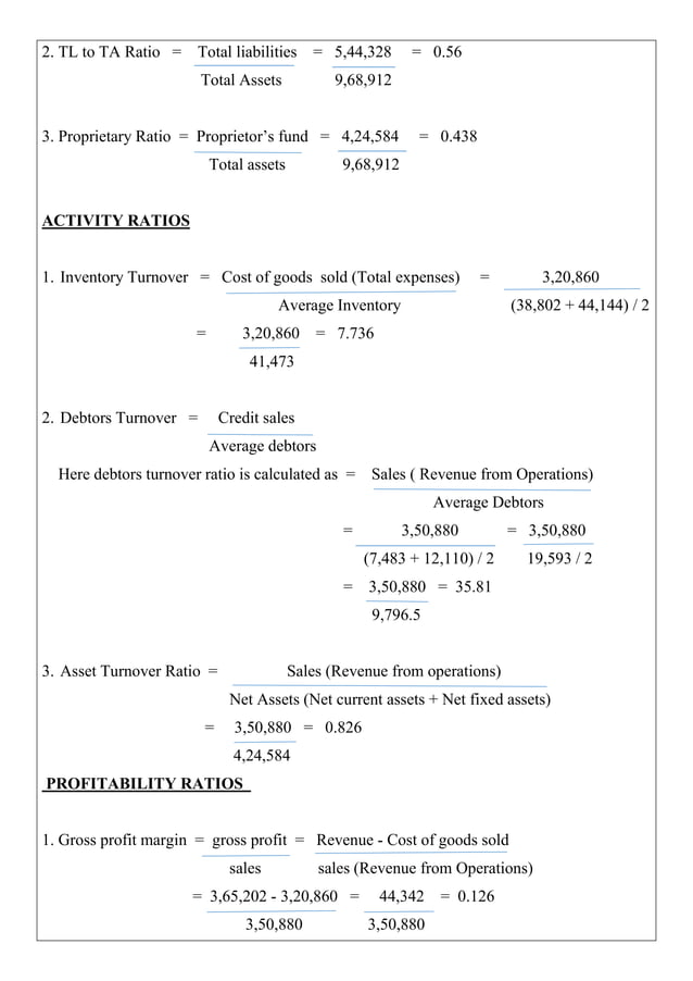 Financial statement Analysis of Reliance Industries Ltd..pdf | Stocks ...