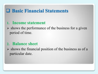 Financial statement analysis presentation | PPTX