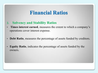 Financial statement analysis presentation | PPT
