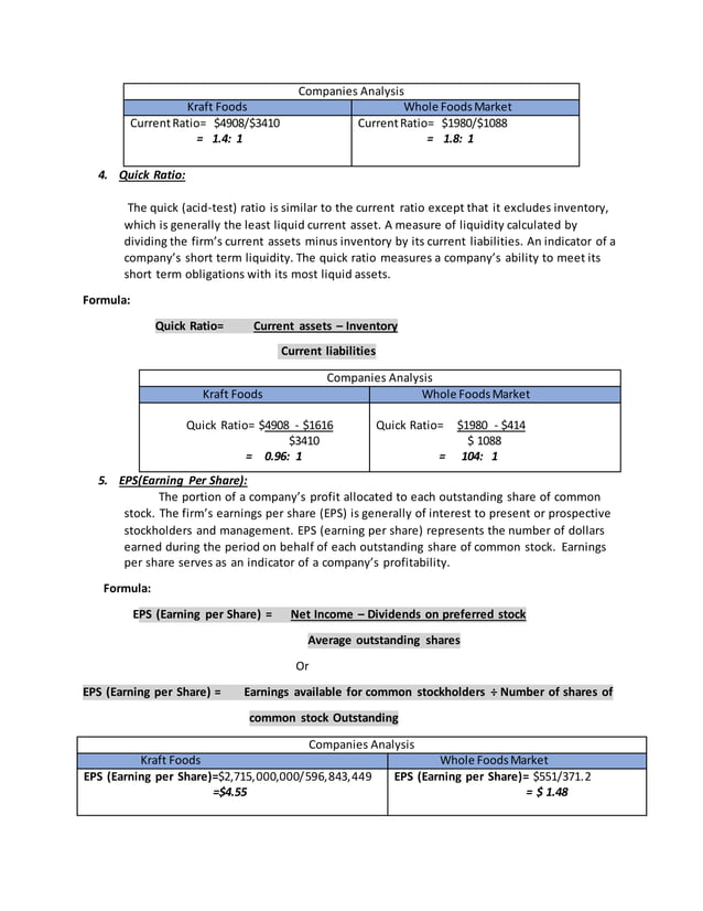 Financial statement analysis project | DOCX | Stocks and Bonds ...