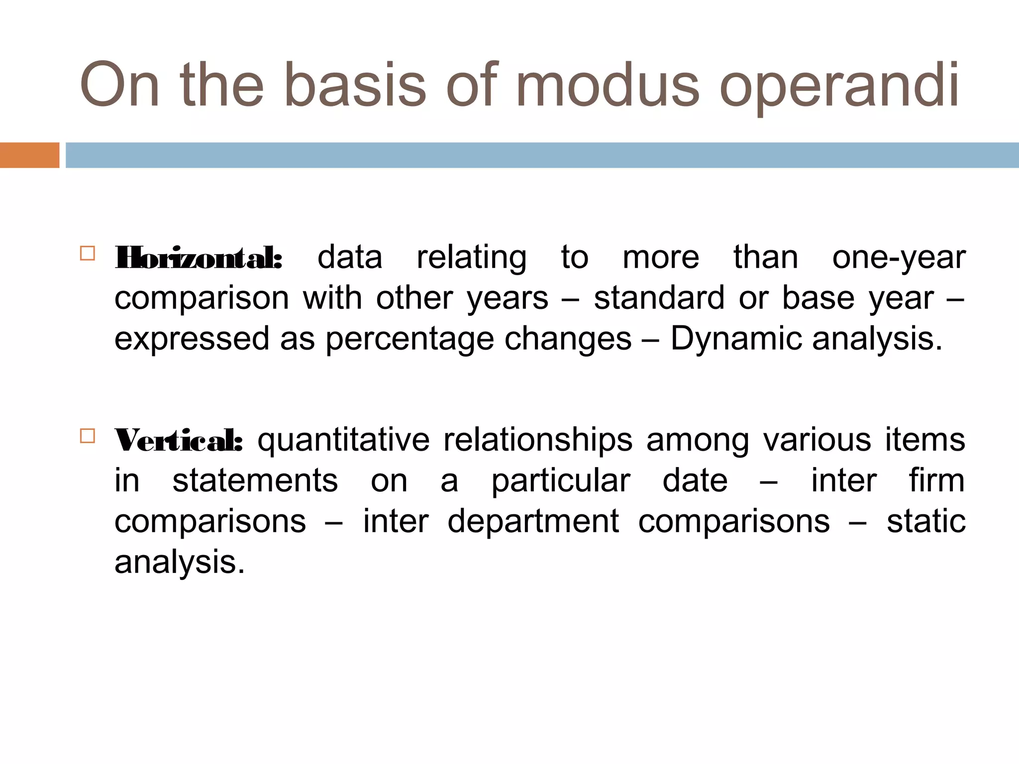 Financial statement analysis types & techniques | PPT