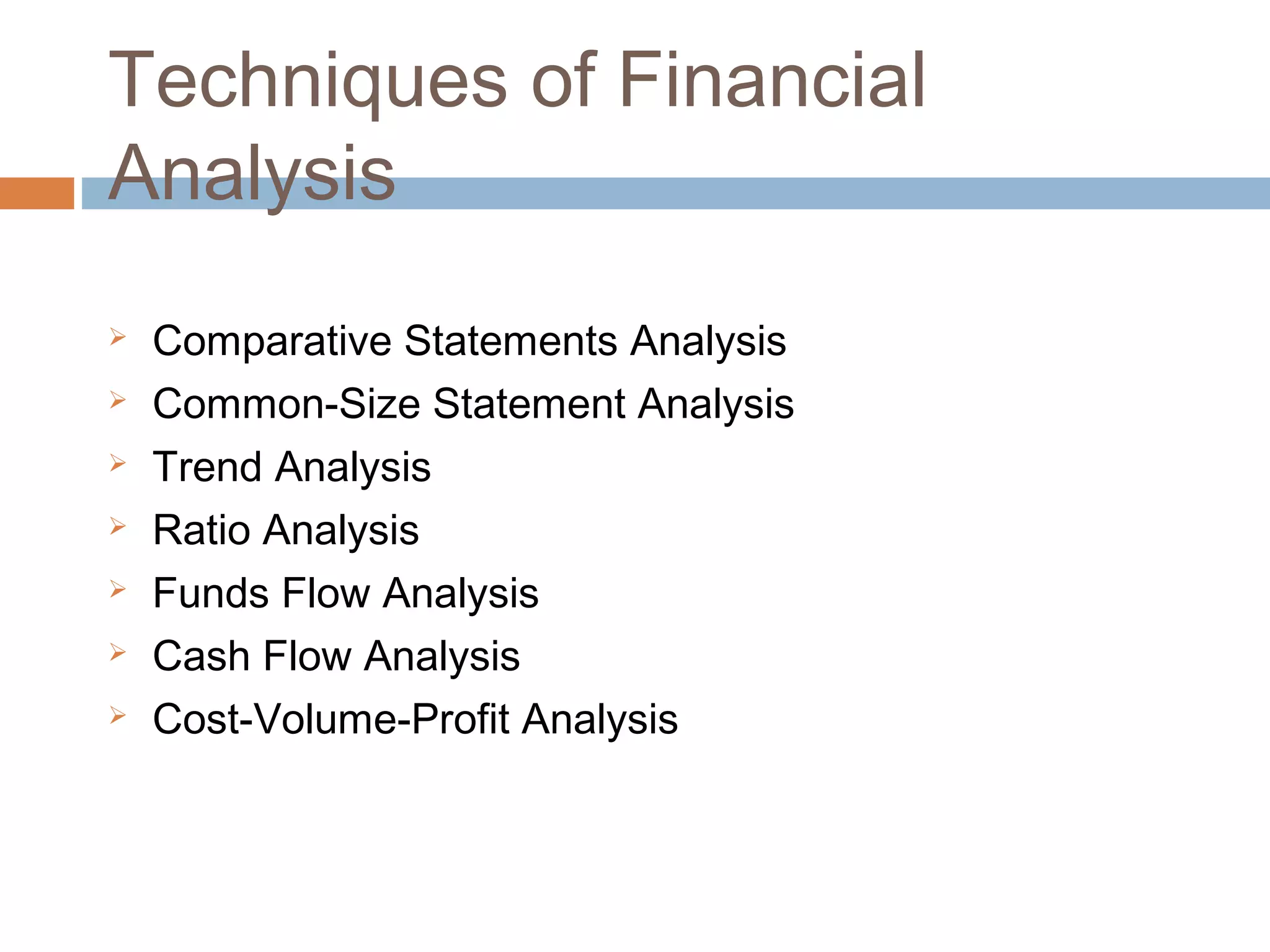 Financial statement analysis types & techniques | PPT