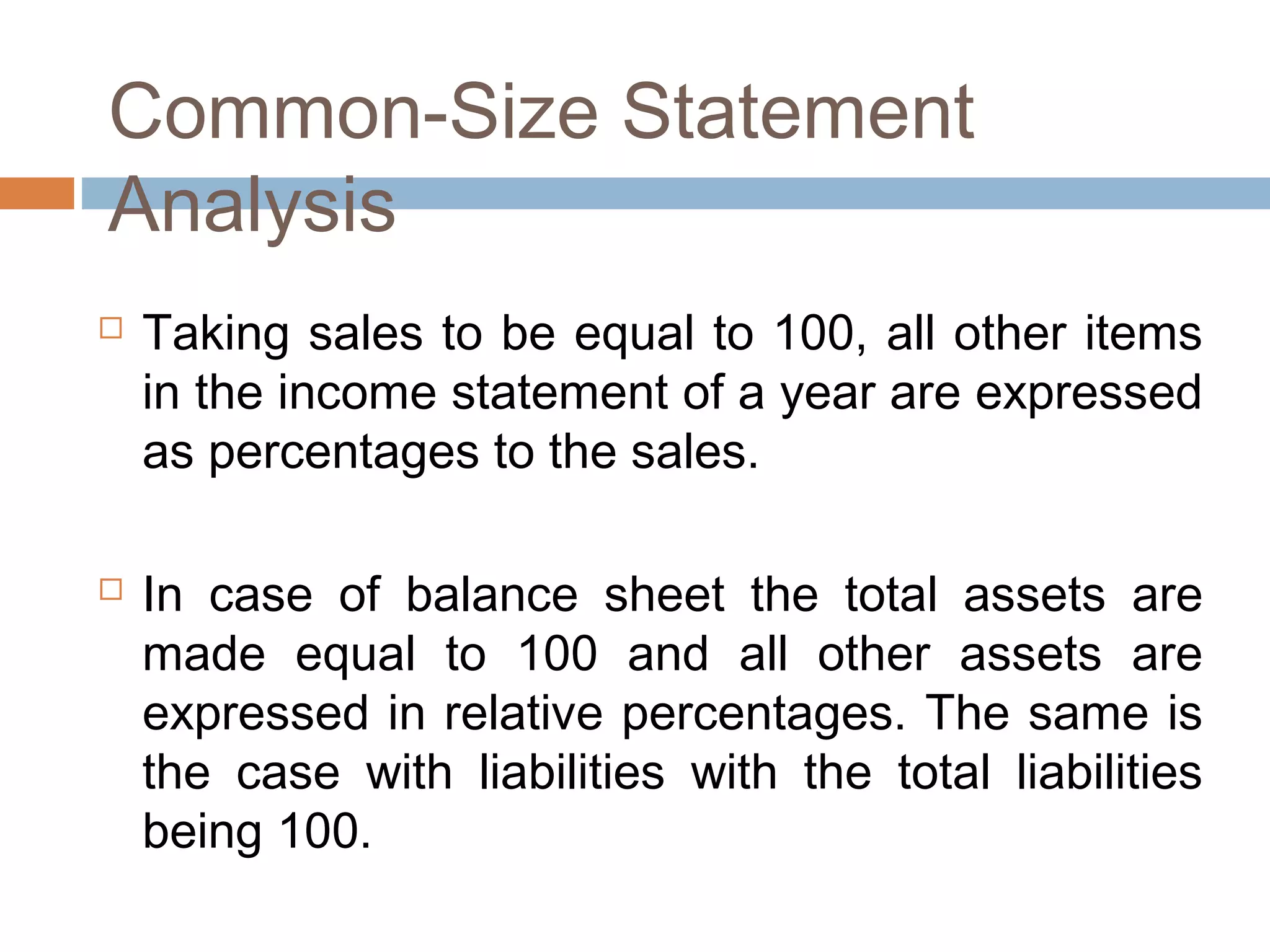 Financial statement analysis types & techniques | PPT