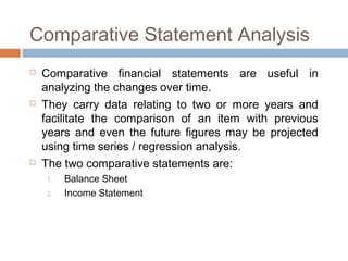 Financial statement analysis types & techniques | PPT