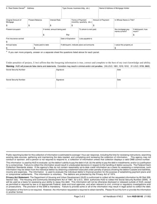 Financial statement form www.kjhomefinder.com