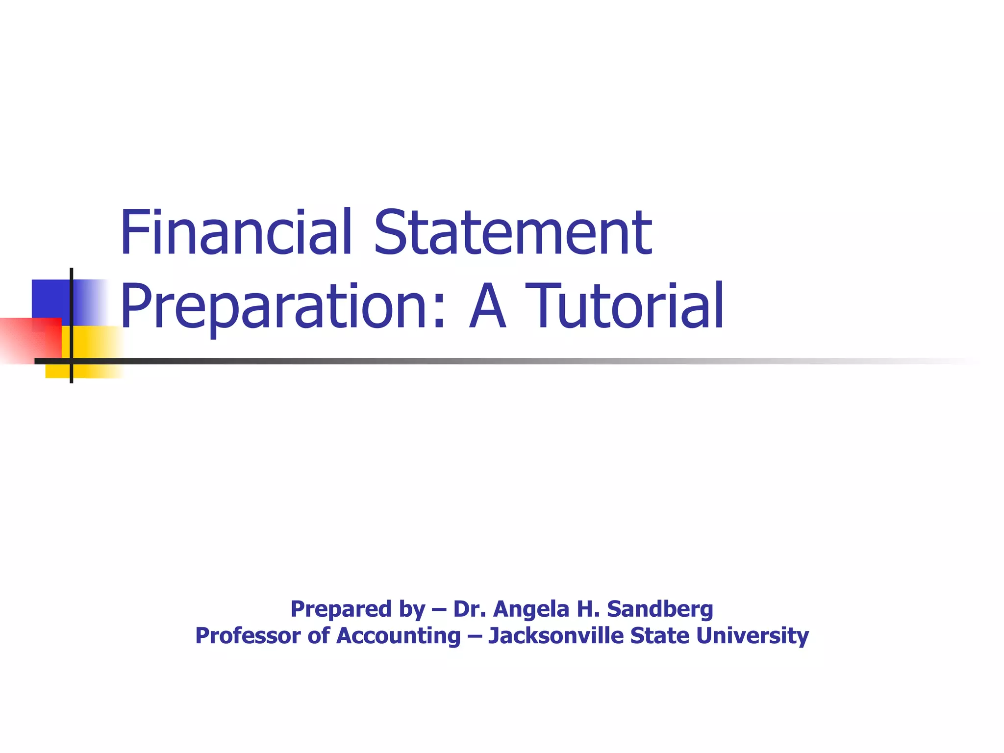 Financial statement preparation | PPT