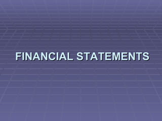 Financial Statements | PPT