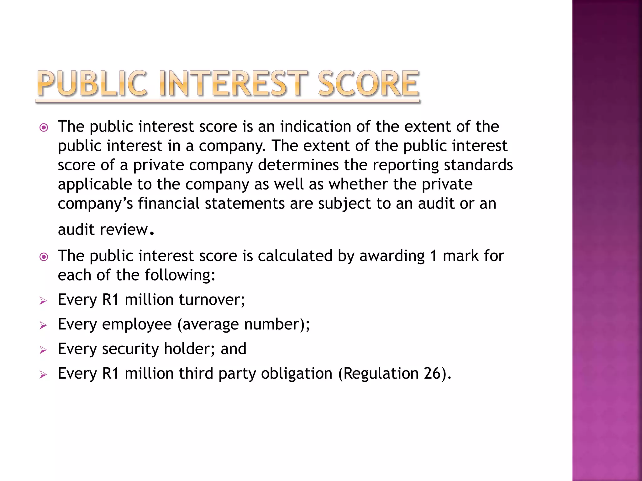 Financial statements | PPTX