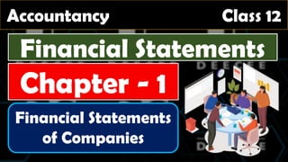 FINANCIAL STATEMENTS.pdf class 12 accounts | PDF