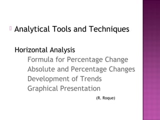 Financial Statements Analysis | PPT