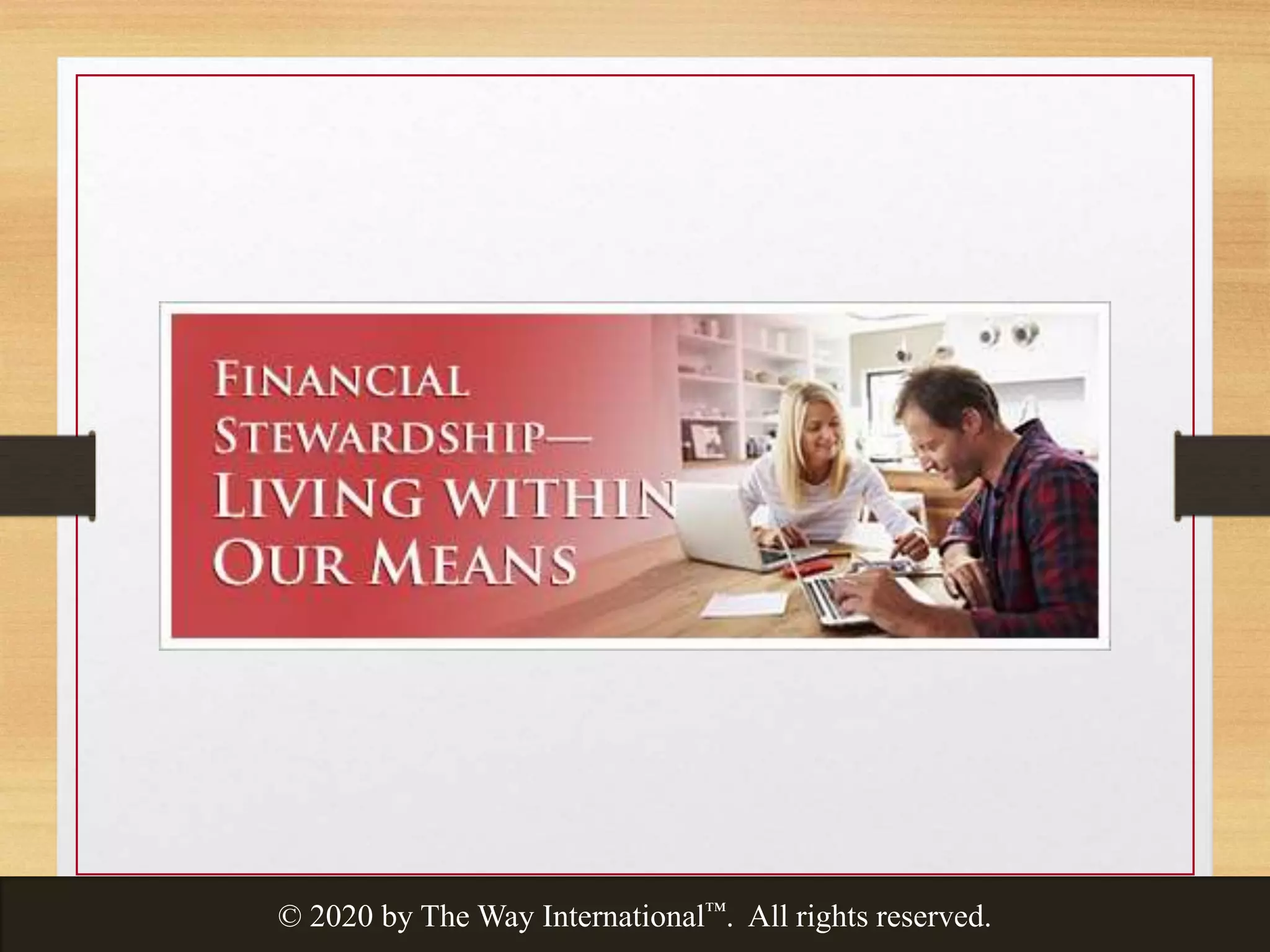 Financial Stewardship—Living within Our Means | PPTX