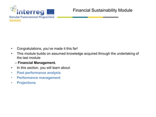 Module 5.2 - Financial sustainability | PPTX