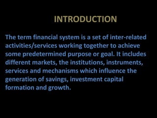 Financial system | PPTX