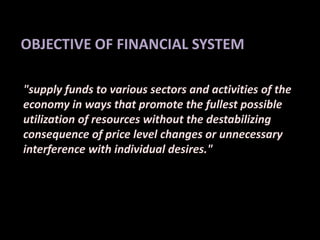 Financial system | PPTX