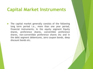 Introduction to financial system and its components | PPT