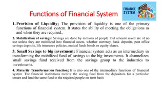 financial system in Indian economy eeeee | PPT