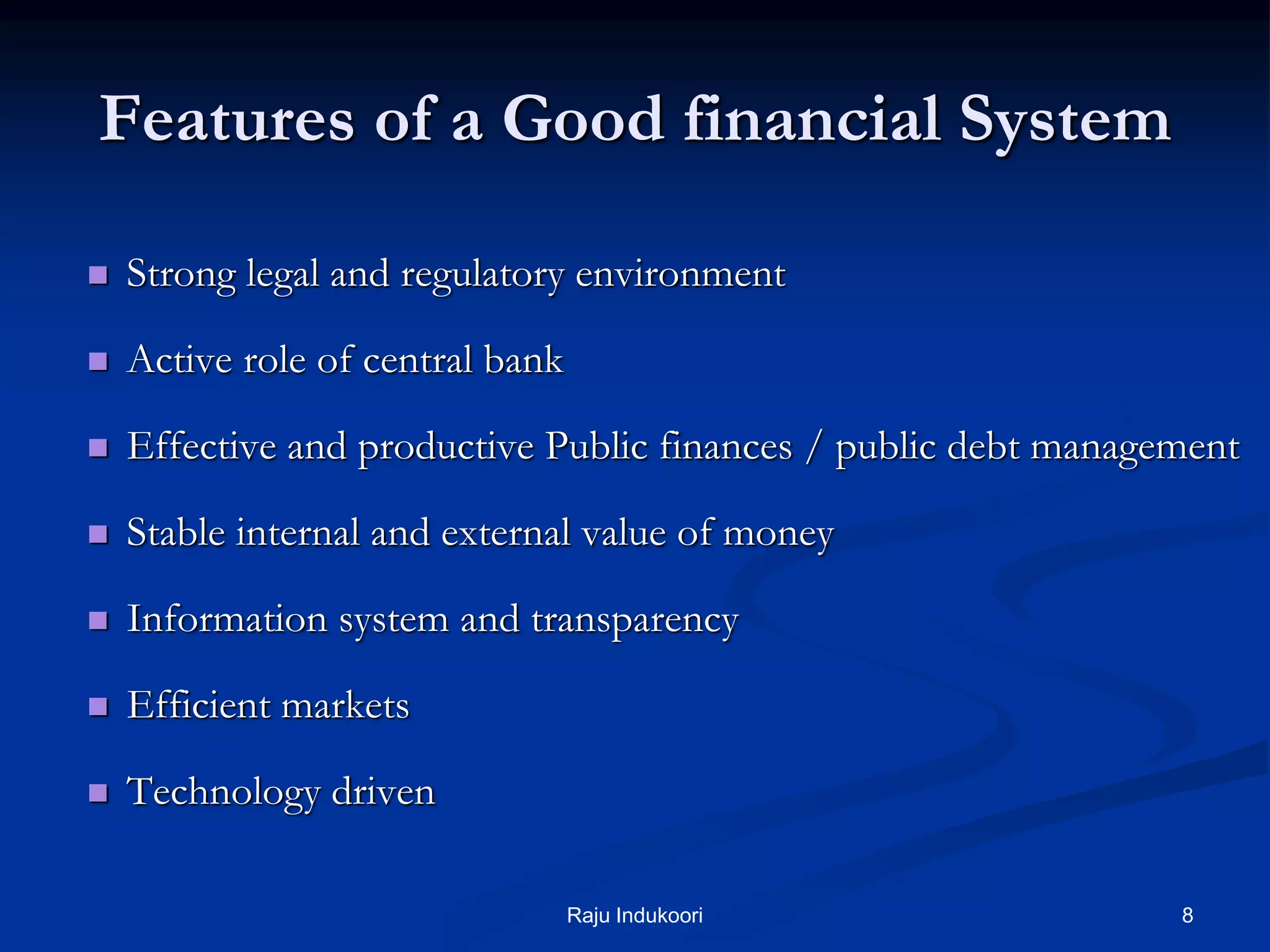 Financial system | PPTX